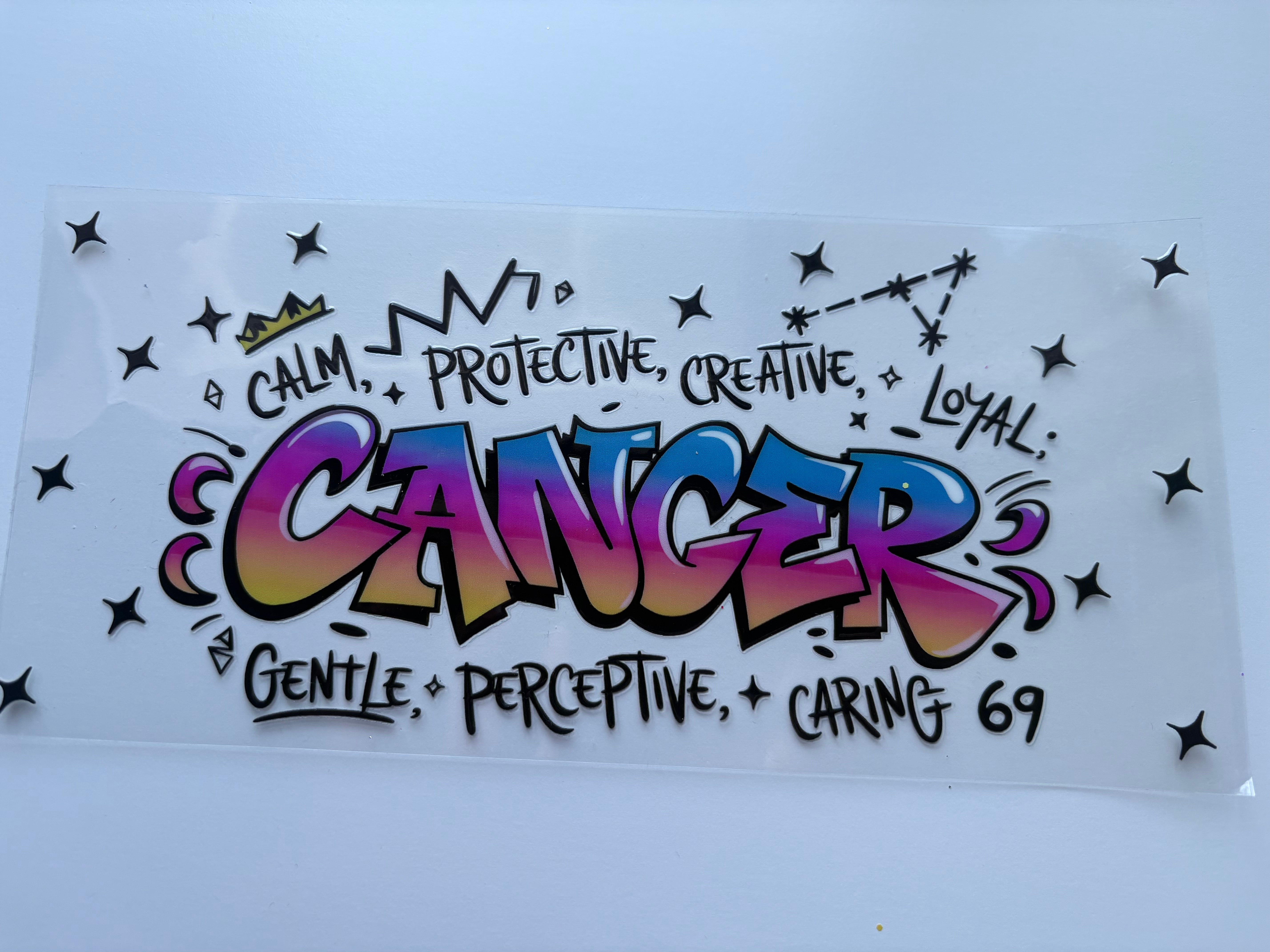 Cancer - Graffiti – Pretty Drippy by Mary
